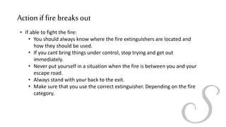 Fire safety staff training | PPTX