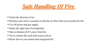 Fire safety | PPTX