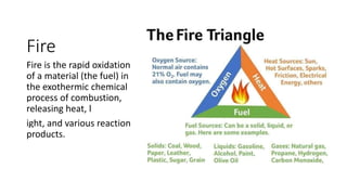 Basics of Fire safety and NFPA Diamond for hazard safety | PPTX