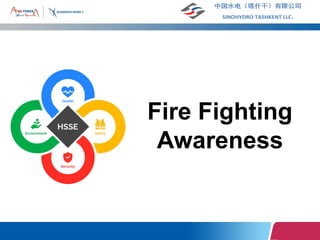 Fire safety and fire fighting in construction works and projects. | PPTX