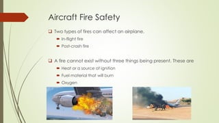 Fire safety of passenger aircraft | PDF