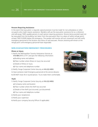 Fire safety and emergency evac warden manual | PDF