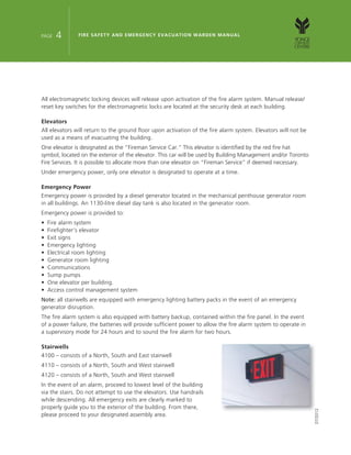 Fire safety and emergency evac warden manual | PDF