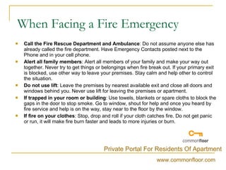 Fire Safety at Your Apartment Complex | PPT
