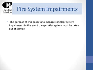 Fire safety awareness sections 7 11 | PPTX