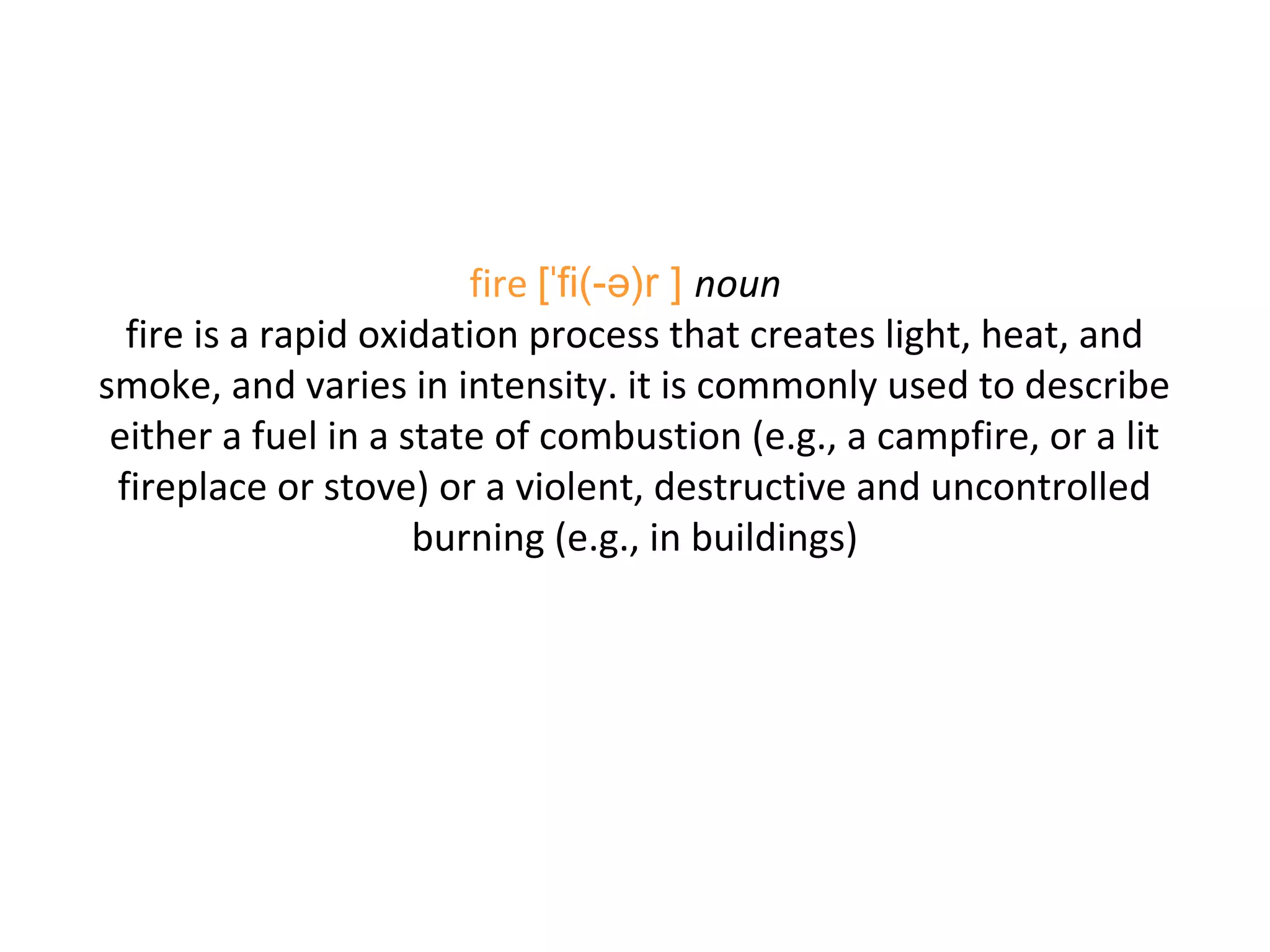 Fire safety basics | PPT