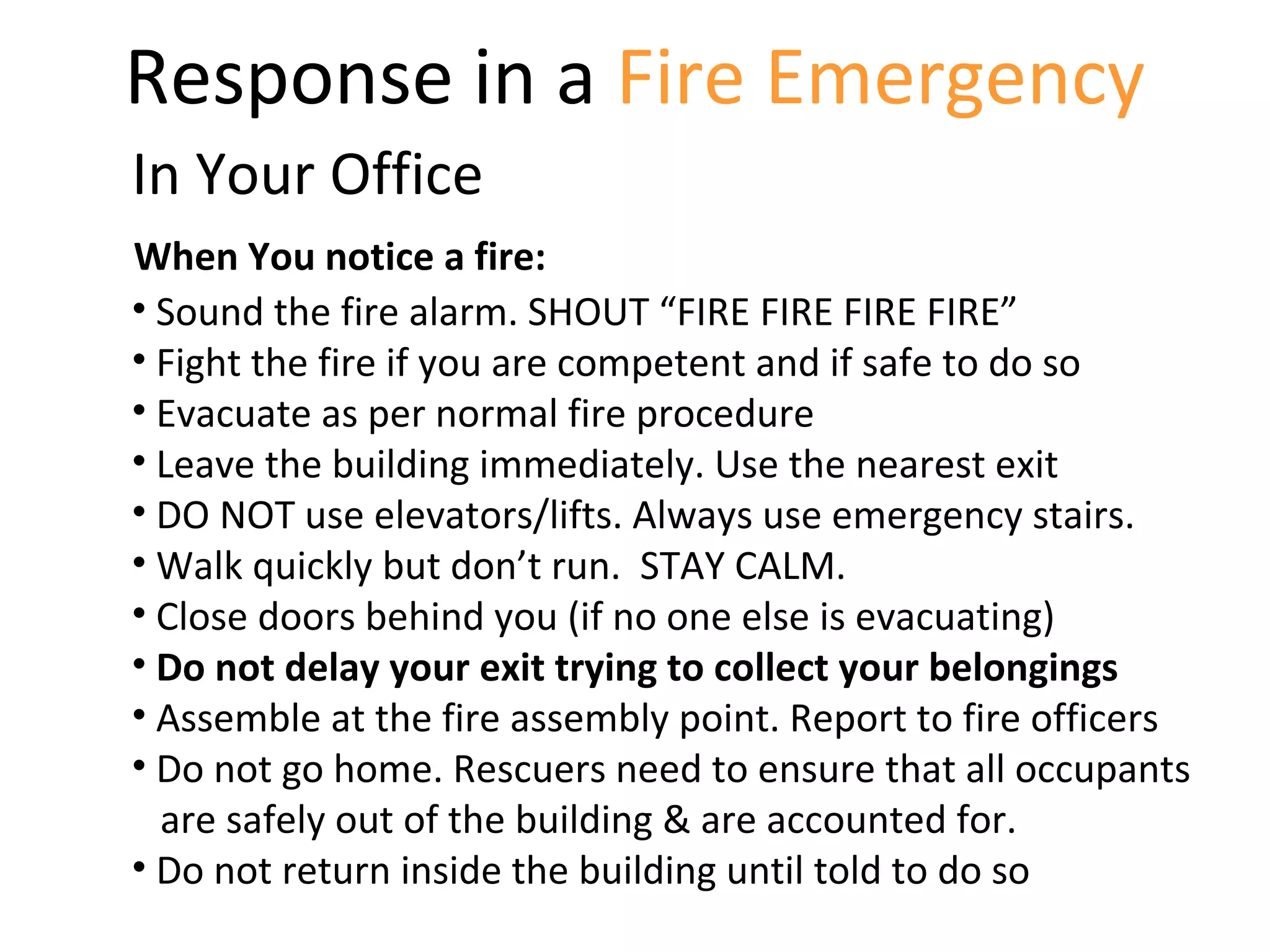 Fire safety basics | PPT