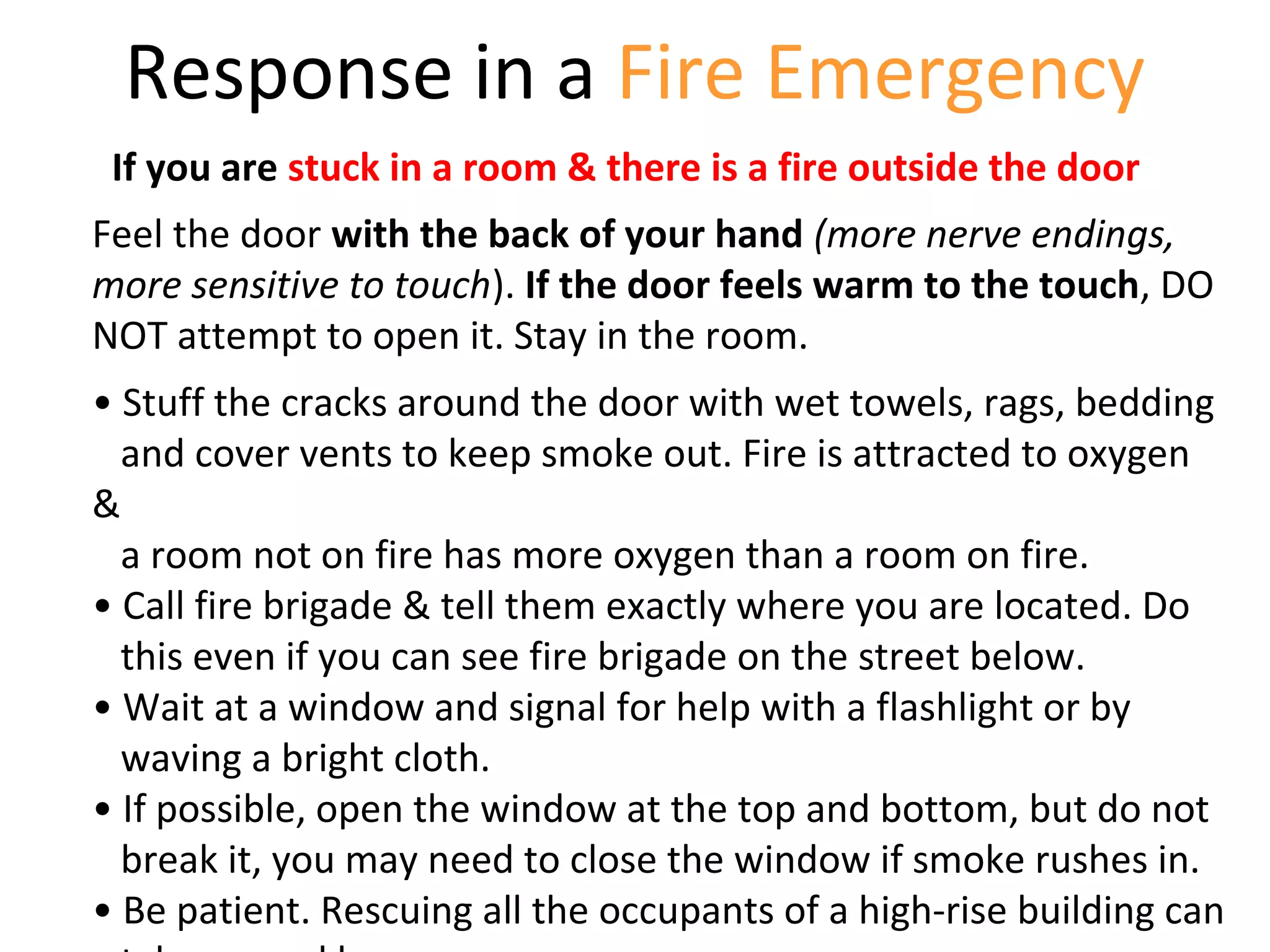 Fire safety basics | PPT