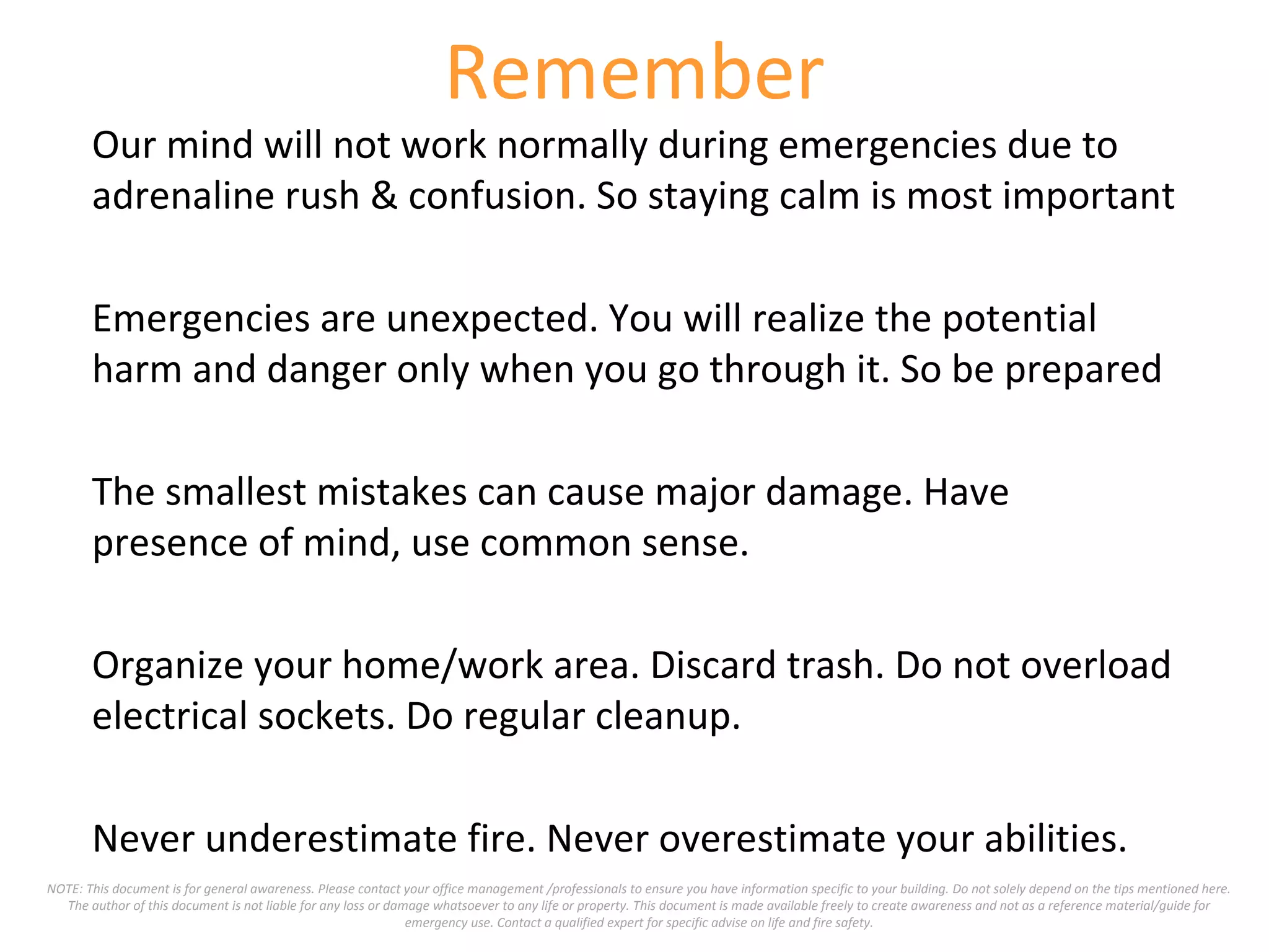 Fire safety basics | PPT