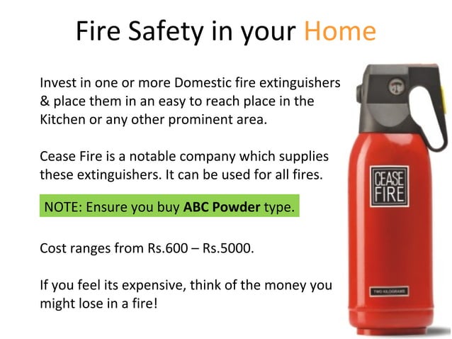 Fire safety basics | PPT