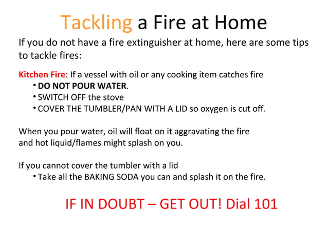 Fire safety basics | PPT