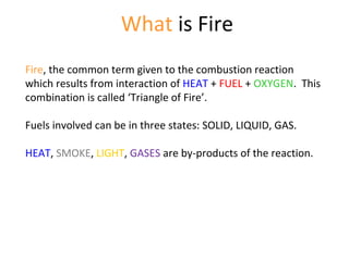Fire safety basics | PPT