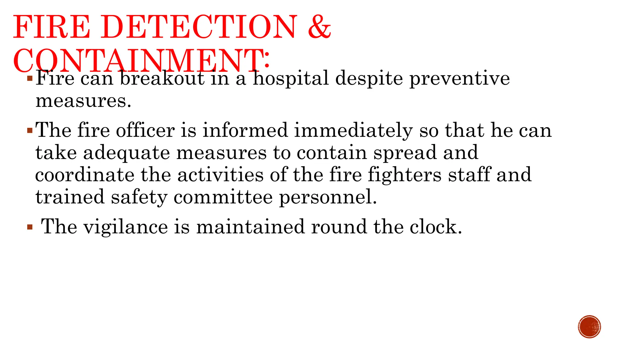 FIRE SAFETY BEST PRACTICES IN A HEALTH CARE SETTINGS | PPTX
