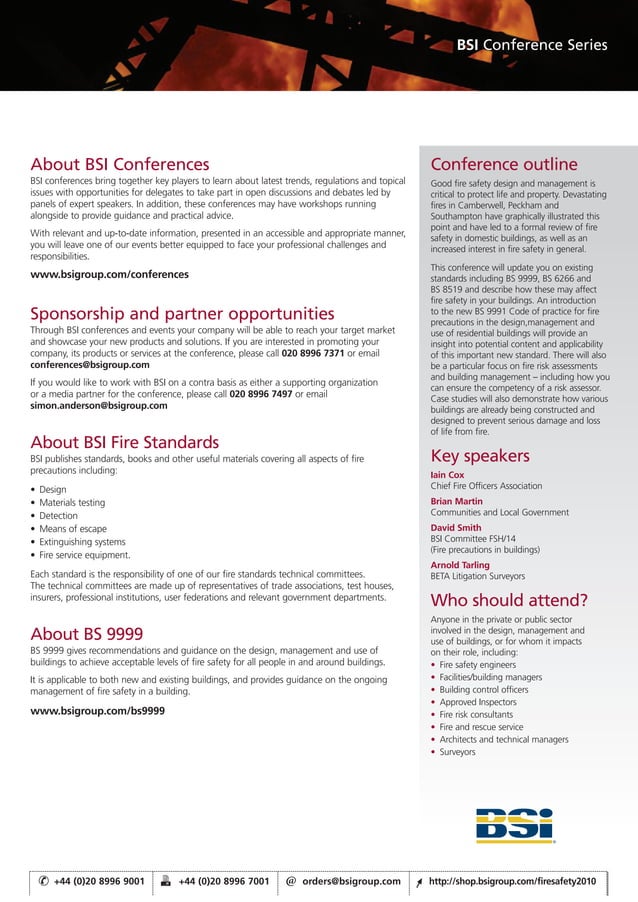 Fire safety brochure | PDF