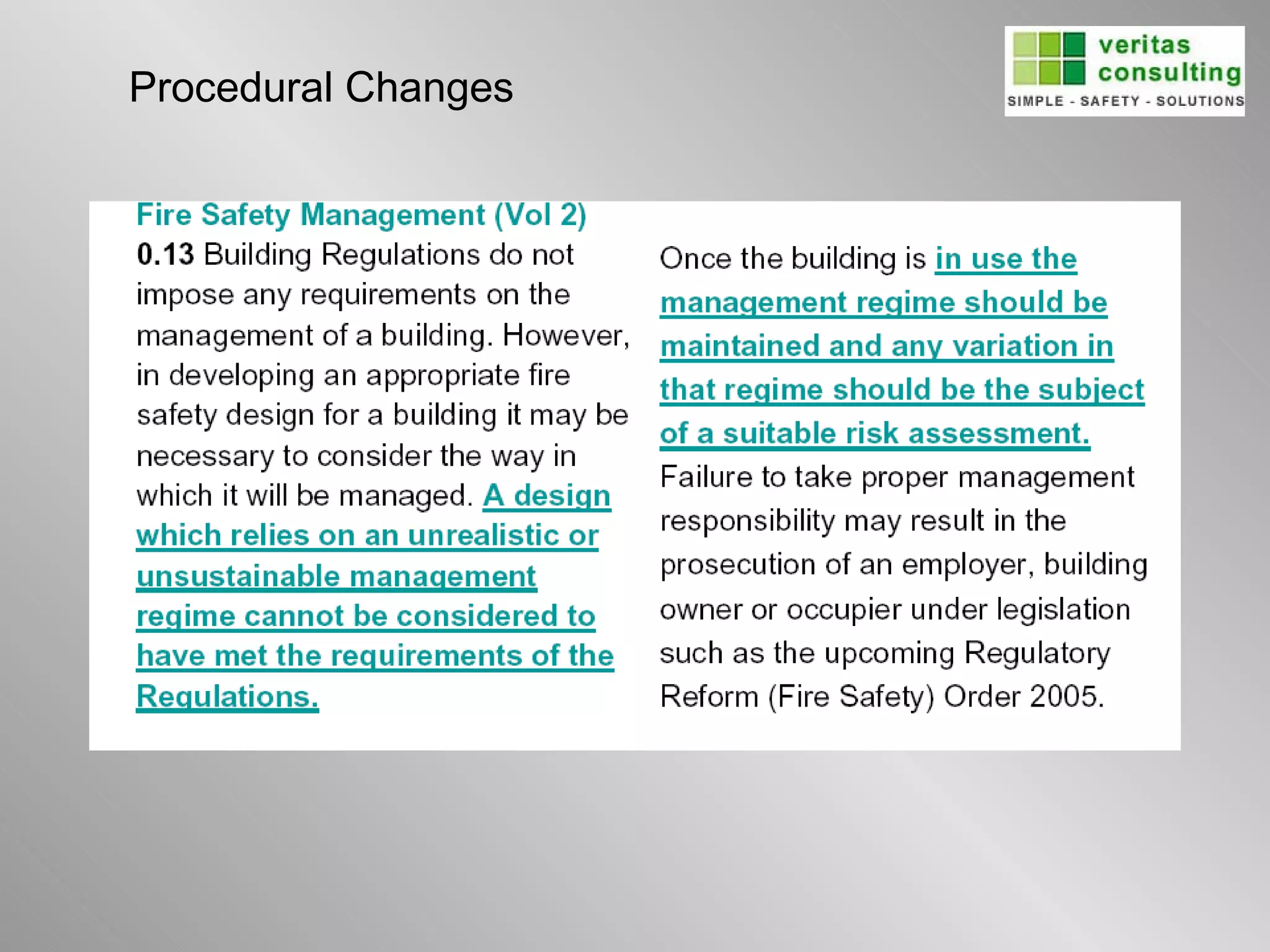 Fire Safety Presentation on Building Regulations Part B 2007 | PPT