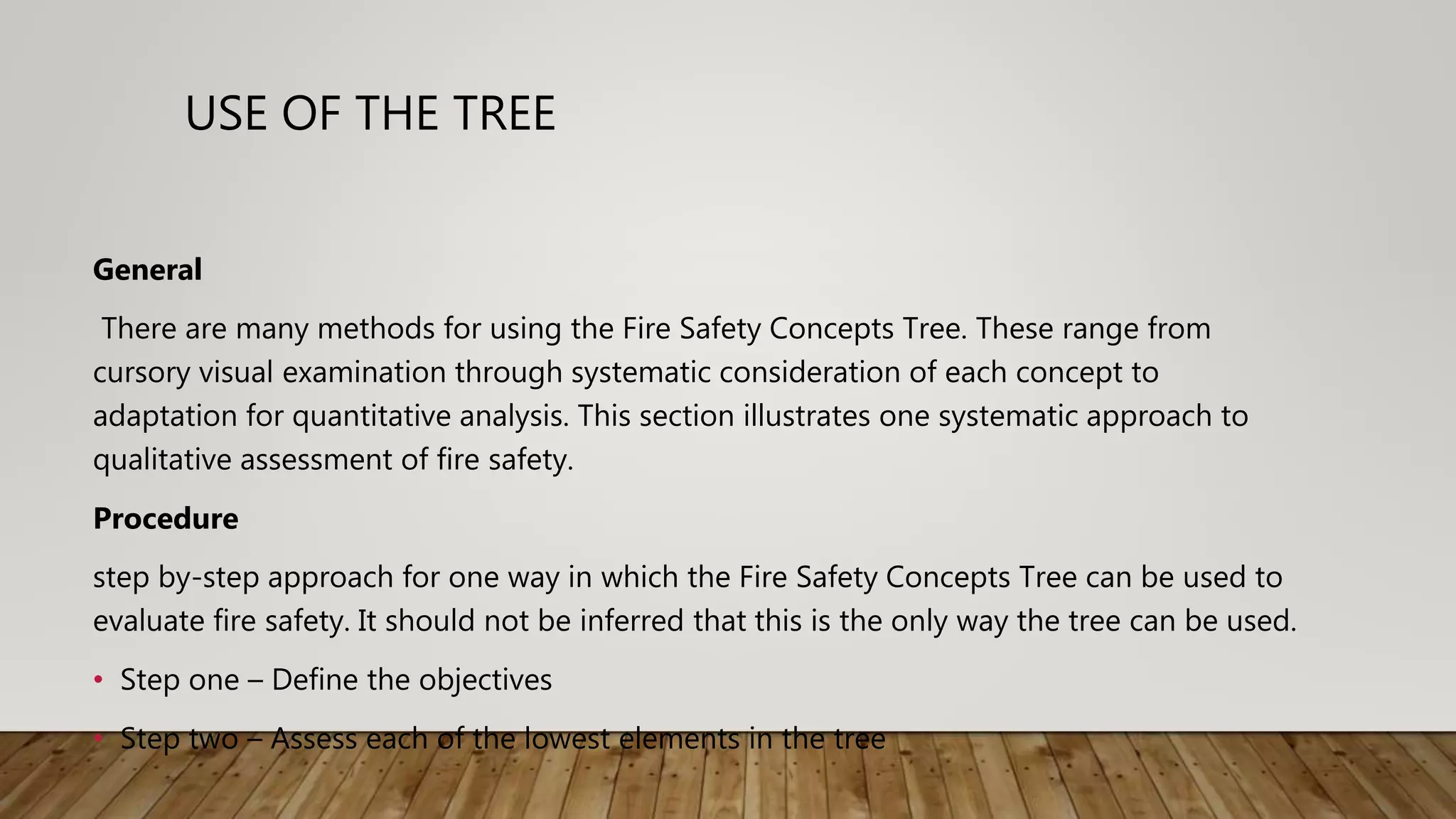 Fire safety decision tree | PPTX