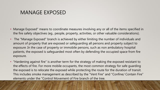 Fire safety decision tree | PPTX | Home & Garden