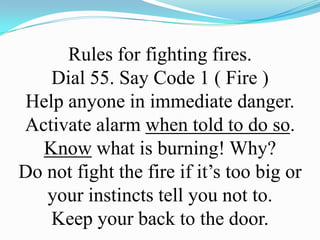 Fire Safety & Extinguisher Safety Training | PPTX
