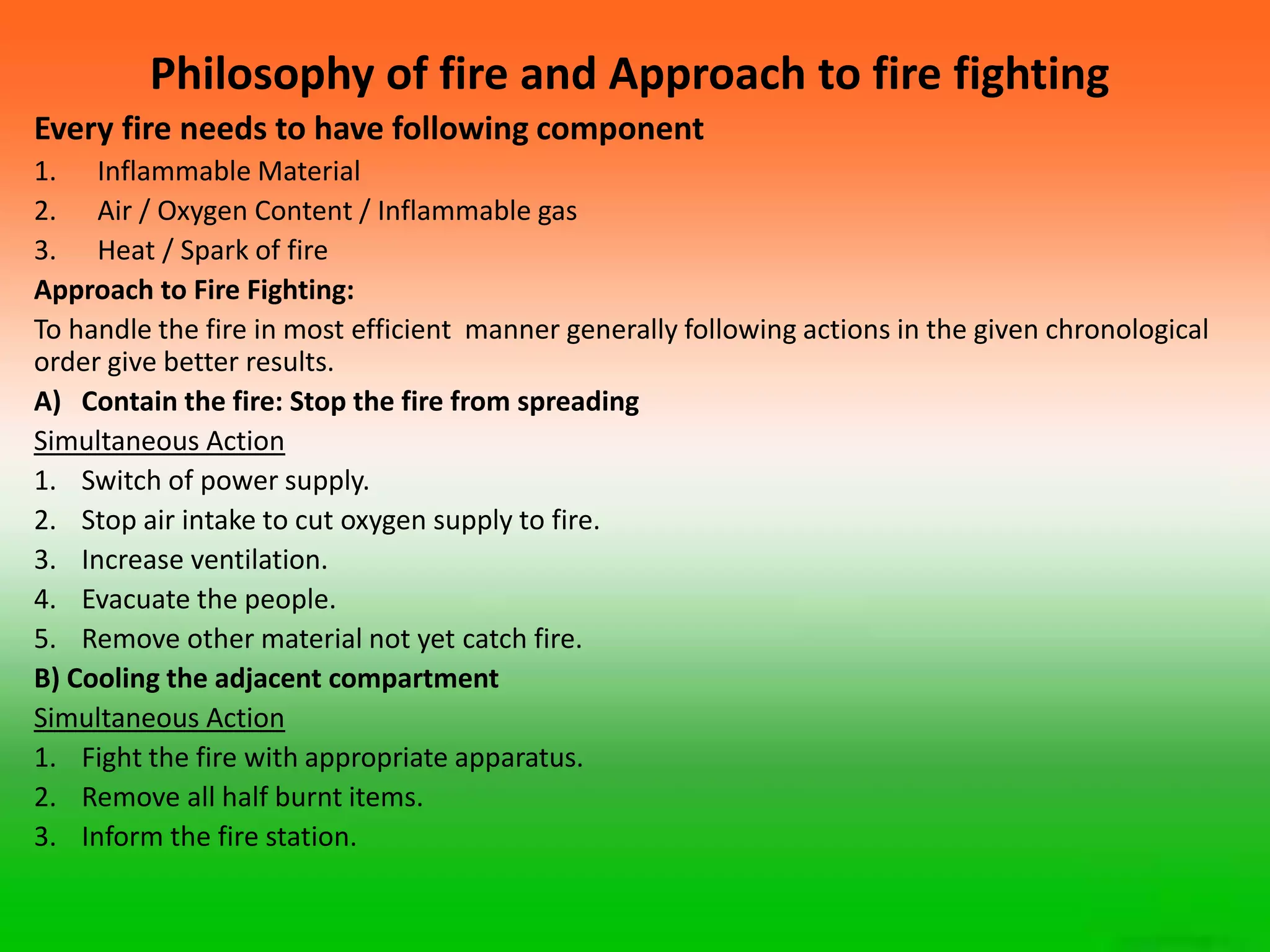 Fire safety first aid | PPTX
