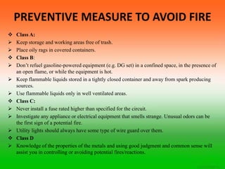 Fire safety first aid | PPTX