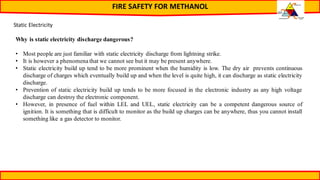 Fire safety for methanol explanation of safety measurements | PDF
