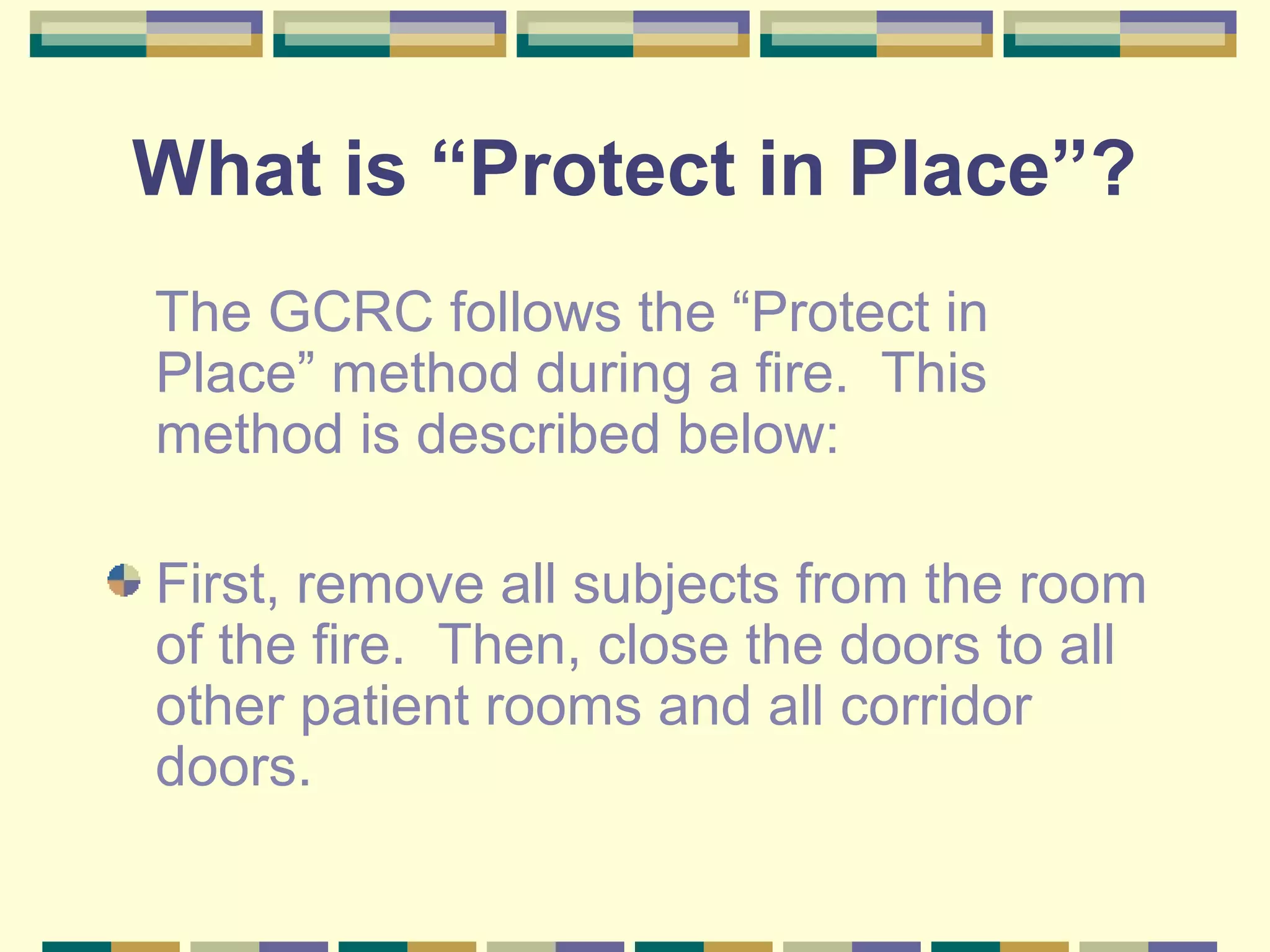 Fire safety for Hospitals | PPT