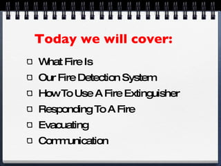 Fire Safety Generic | PPT