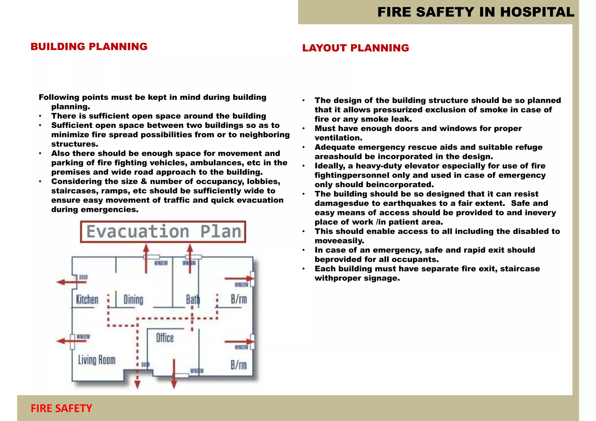 Fire safety in hospitals | PDF