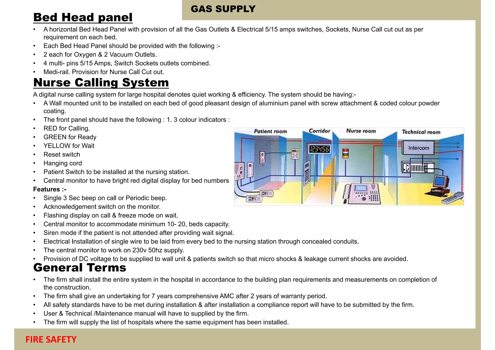 Fire safety in hospitals | PDF