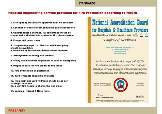Fire safety in hospitals | PDF