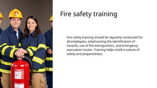 Fire Safety in Industry training summery .pptx