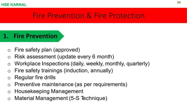 FIRE SAFETY karnaal.pptx fire fighting basic | PPT