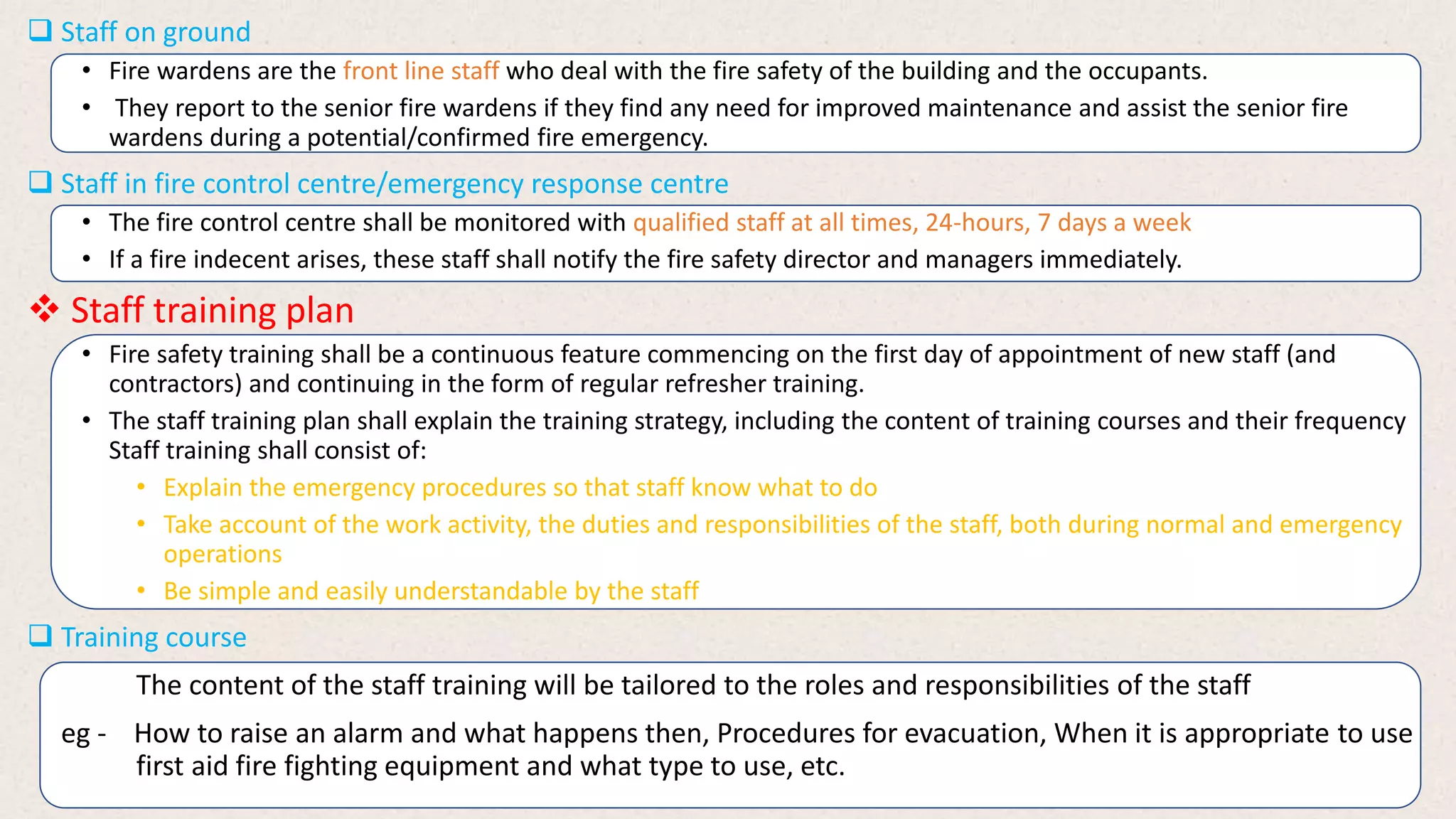 Fire safety management strategy | PPTX