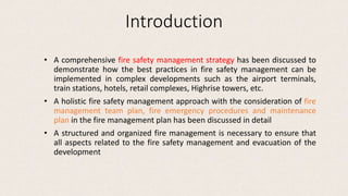 Fire safety management strategy | PPTX