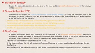 Fire safety management strategy | PPTX