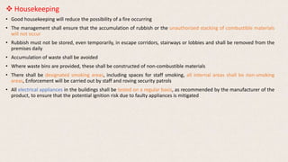 Fire safety management strategy | PPTX