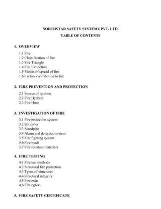 Fire safety manual | PDF