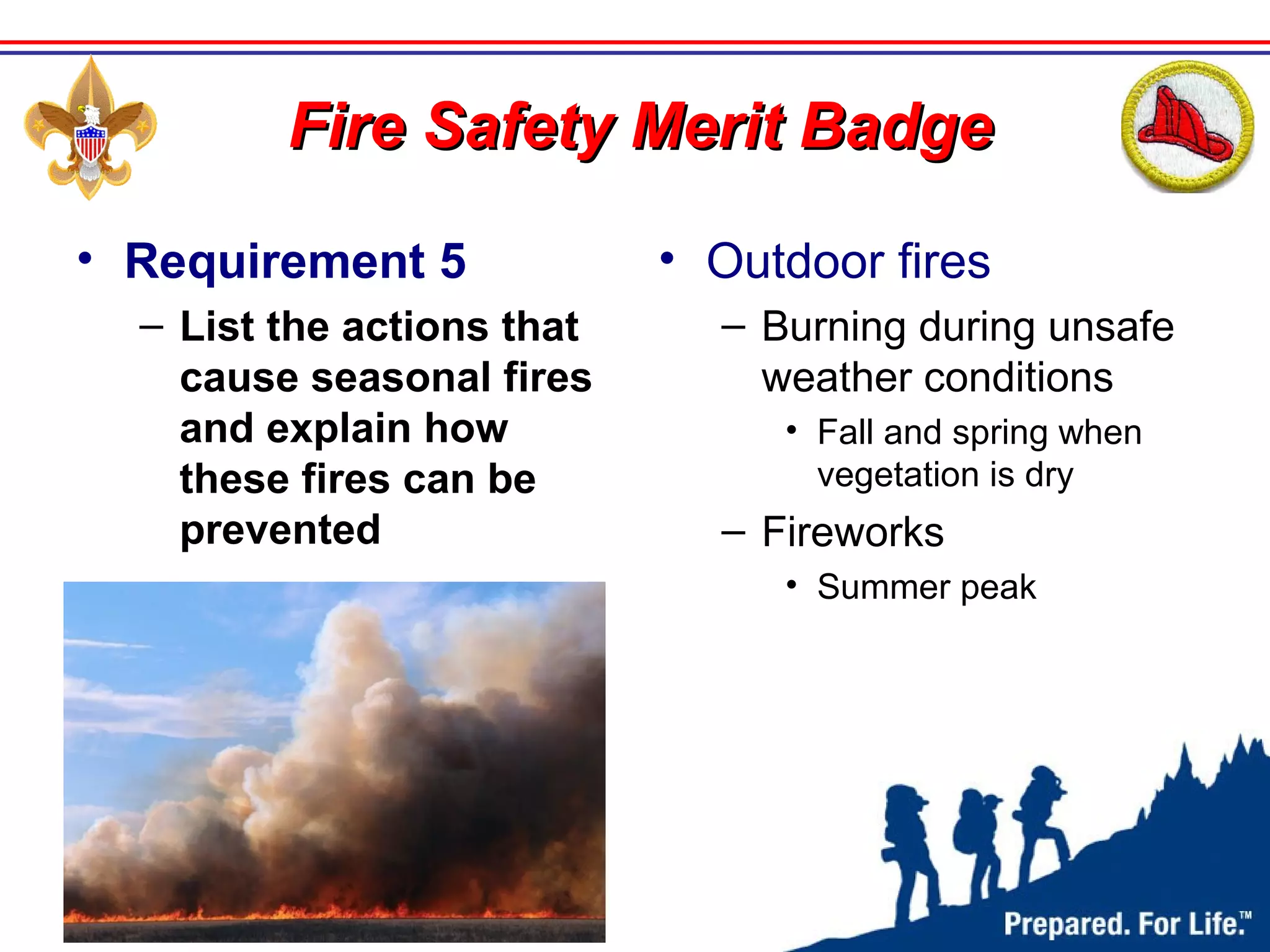 Fire safety merit badge troop 504 | PPT