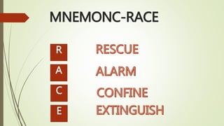 Fire safety mnemonics | PPTX
