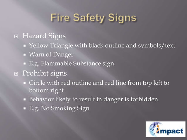 Fire safety plan | PPT