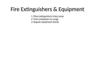Fire safety plan for office environments | PPTX