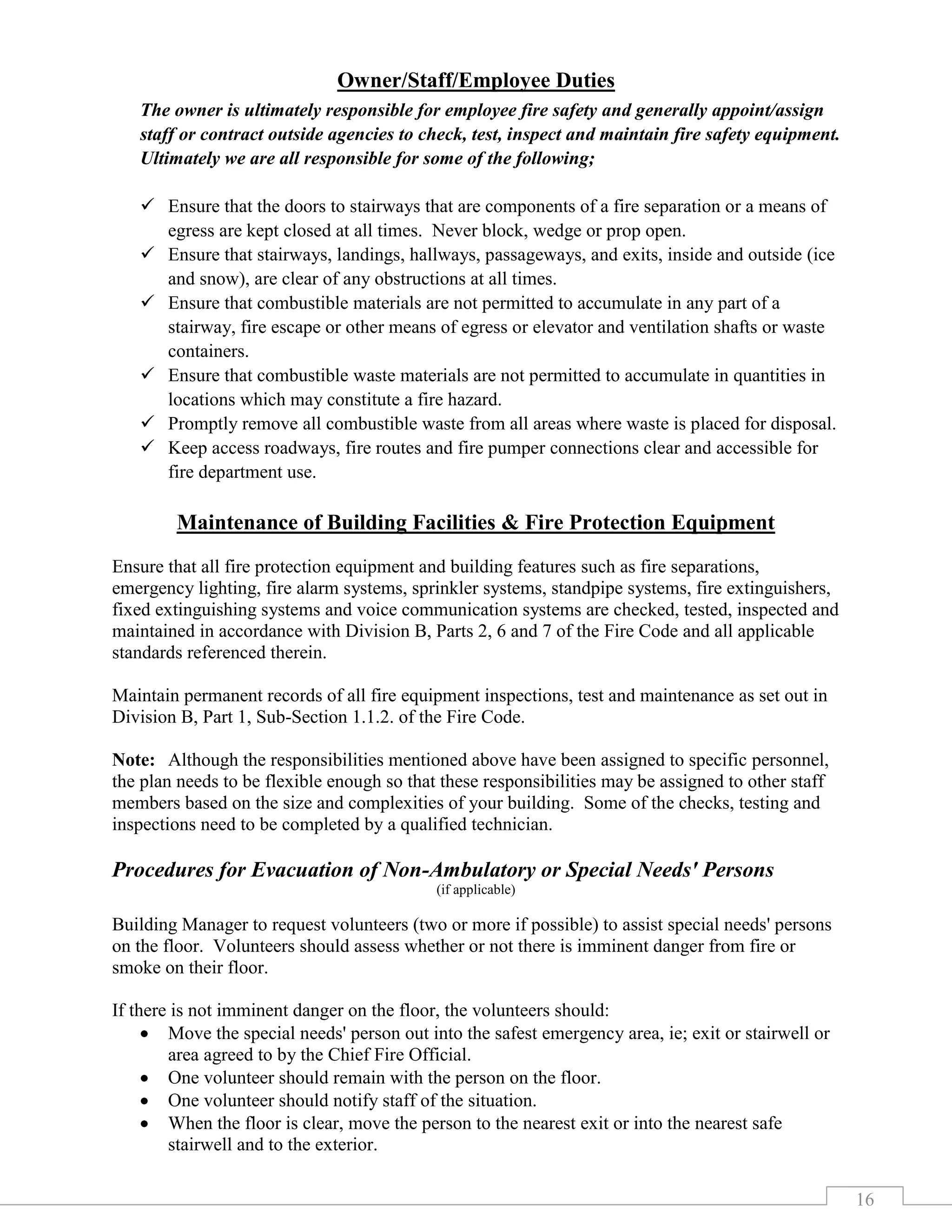 Fire safety plan assembly occupancy | PDF | Indoor Environmental ...