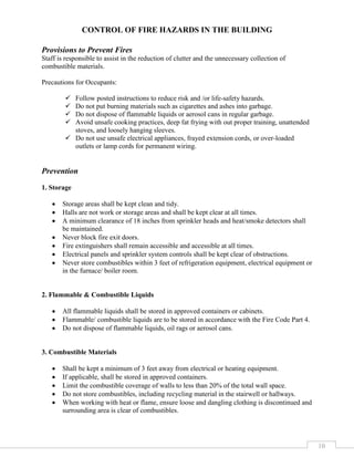 Fire safety plan assembly occupancy | PDF