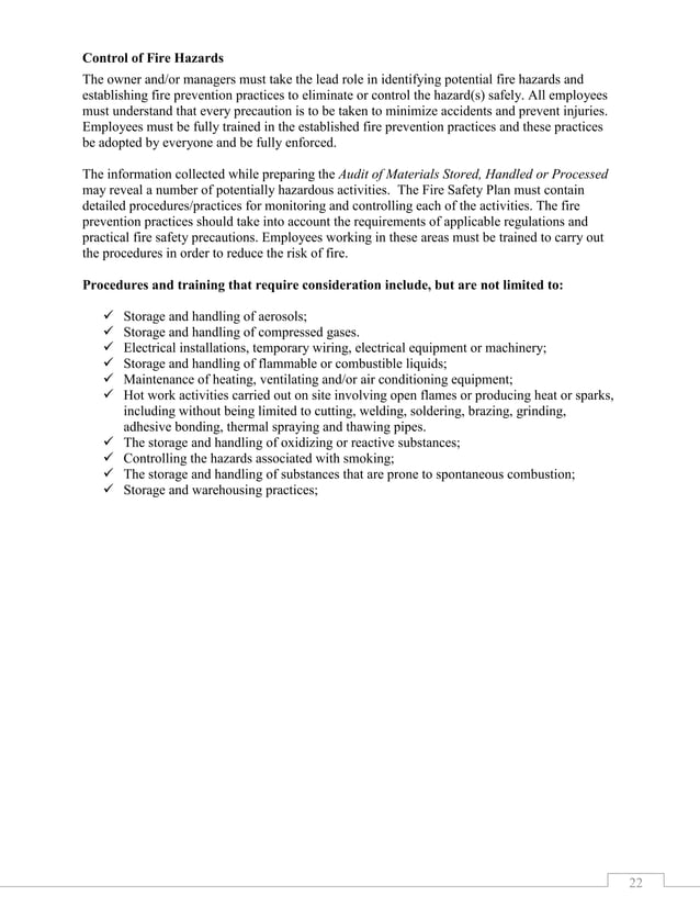 Fire safety plan assembly occupancy | PDF | Indoor Environmental ...