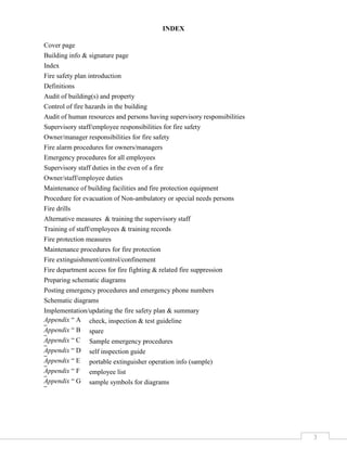 Fire safety plan assembly occupancy | PDF | Indoor Environmental ...