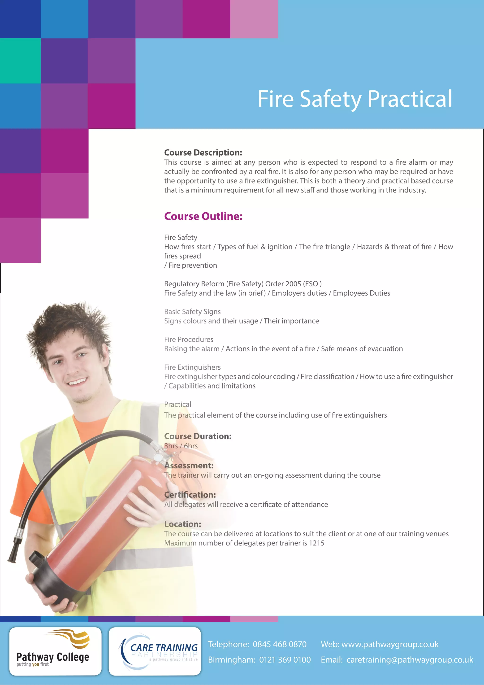 Fire Safety Practical Training Course /Fire Safety in the Workplace ...