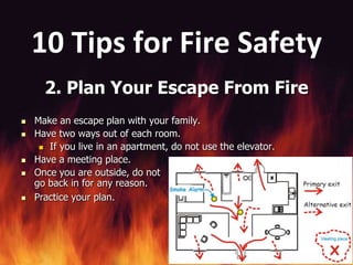 Fire safety preparedness (3 12-13) | PPTX