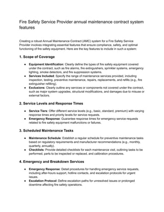Fire Safety Service Provider annual maintenance contract system.pdf