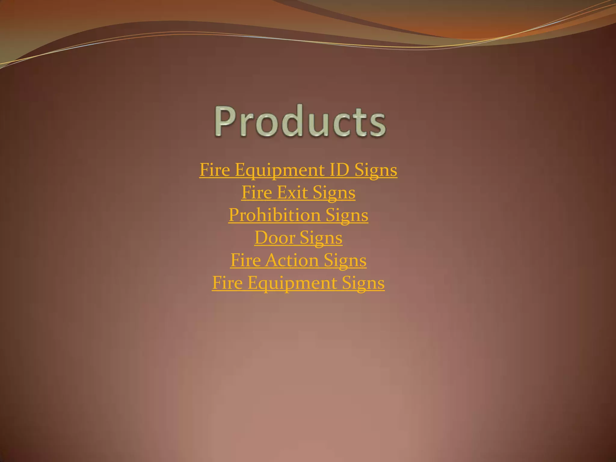 Fire safety signs | PPT