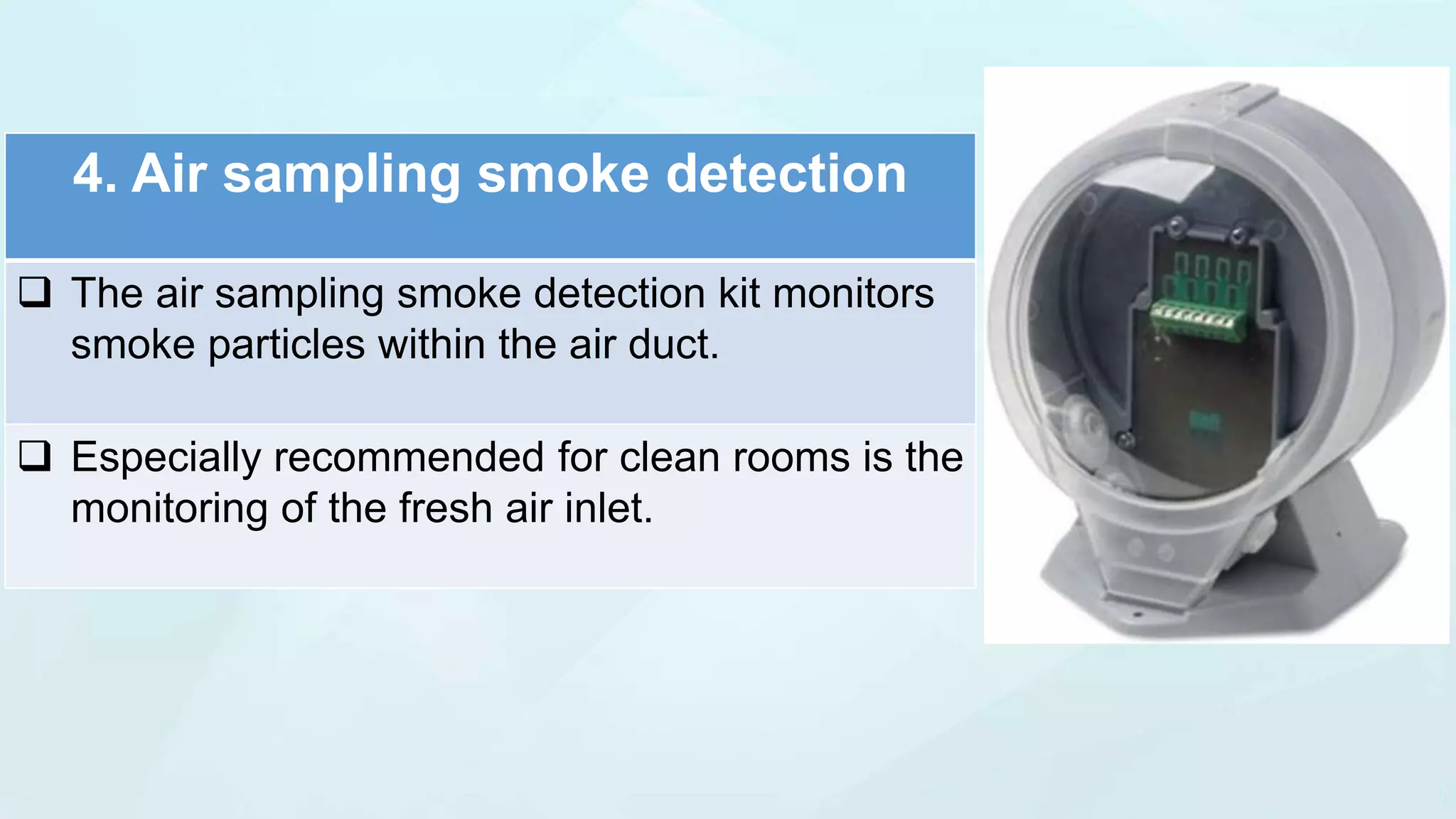 Fire safety solutions for clean rooms. | PPTX